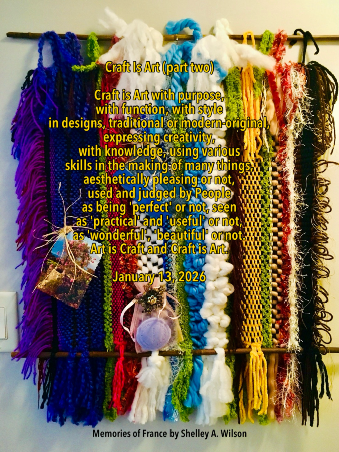 Craft Is Art | Flowerpoet